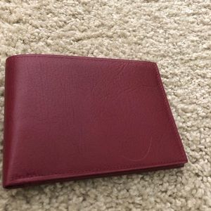 Piaget | Accessories | Piaget Red Leather Wallet | Poshmark